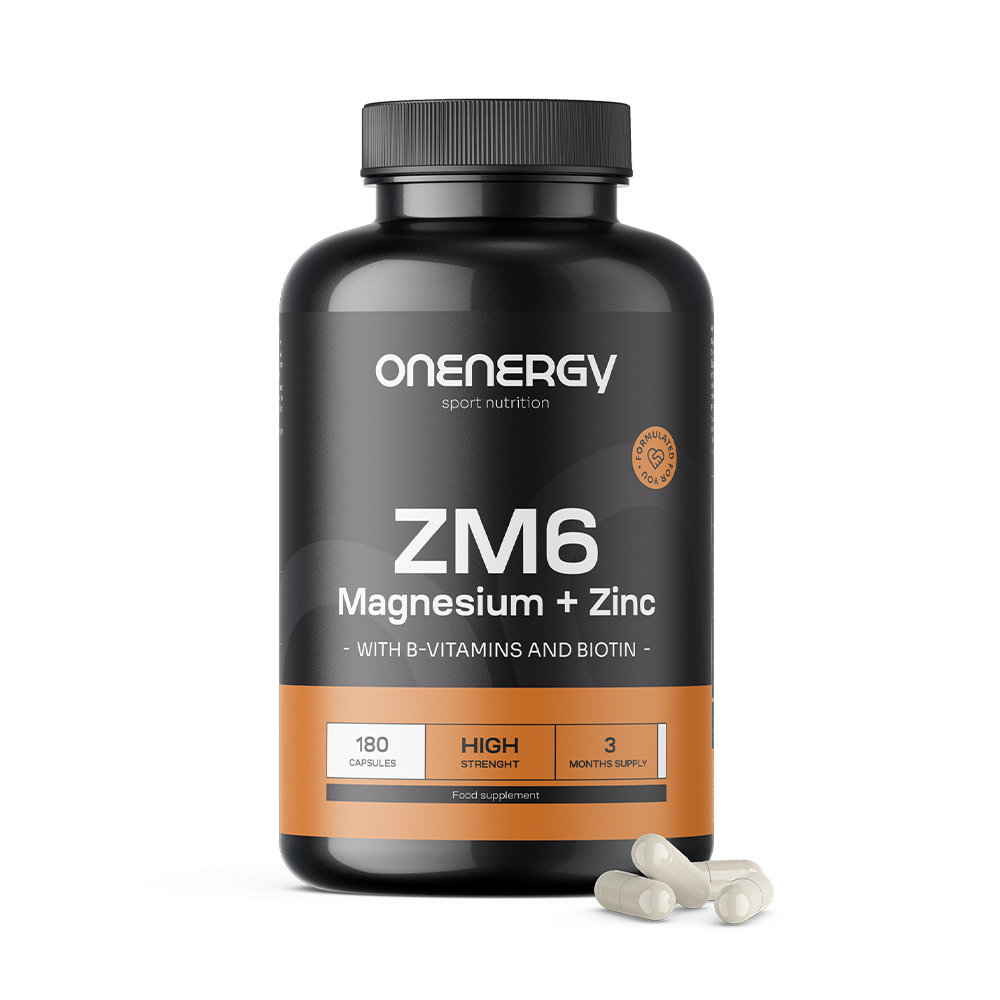 ZM6 - Magnesio con zinc, 180 cápsulas - OnEnergyNutrition.es