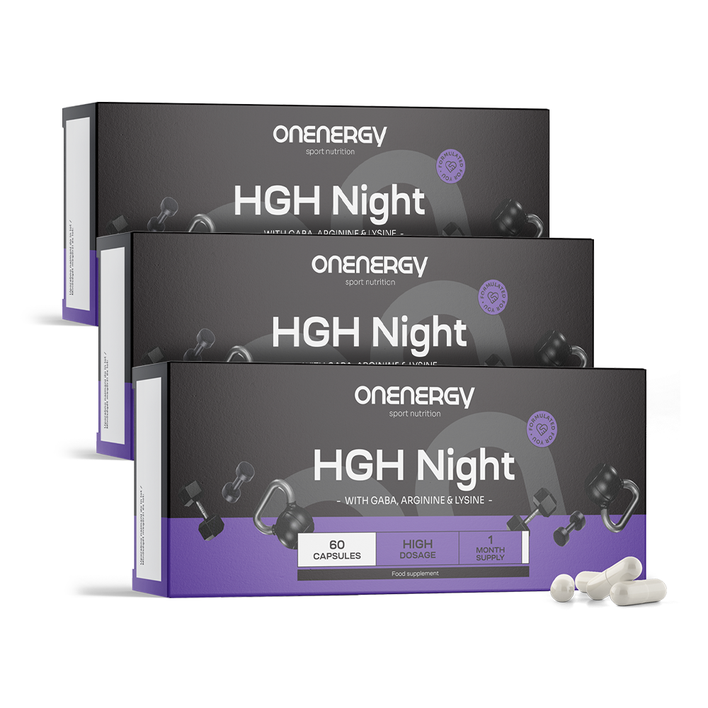 3x HGH Night – Natural HGH Booster, en total 180 cápsulas ...
